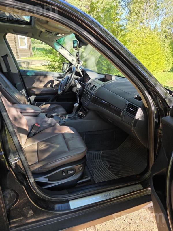 Black BMW X3 2007 in Limbazi, with an engine capacity of 3.00 L and mileage of 226 thousand km for 5300 €, photo 8 on AUTOMOTO.COM.LV