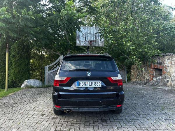 Black BMW X3 2007 in Kupiskis, with an engine capacity of 2.00 L and mileage of 205 thousand km for 3700 €, photo 5 on AUTOMOTO.COM.LV