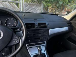 Black BMW X3 2007 in Kupiskis, with an engine capacity of 2.00 L and mileage of 205 thousand km for 3700 €, photo 10 on AUTOMOTO.COM.LV