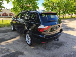 Black BMW X3 2007 in Kelme, with an engine capacity of 2.99 L and mileage of 258 thousand km for 5200 €, photo 7 on AUTOMOTO.COM.LV