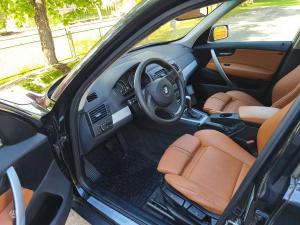 Black BMW X3 2007 in Kelme, with an engine capacity of 2.99 L and mileage of 258 thousand km for 5200 €, photo 12 on AUTOMOTO.COM.LV
