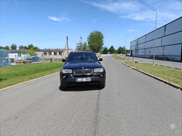 Black BMW X3 2007 in Jonava, with an engine capacity of 2.99 L and mileage of 362 thousand km for 4200 €, photo 1 on AUTOMOTO.COM.LV