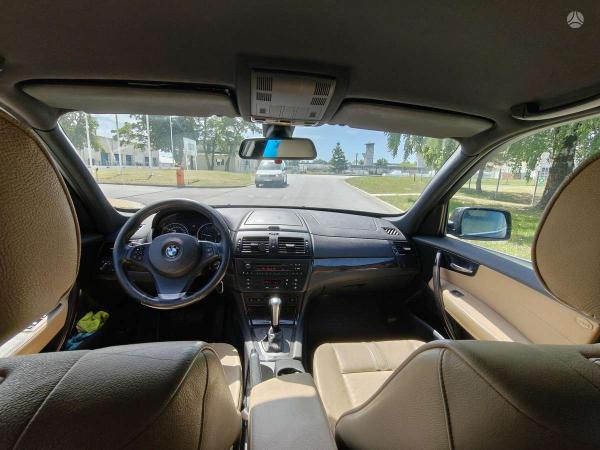 Black BMW X3 2007 in Jonava, with an engine capacity of 2.99 L and mileage of 362 thousand km for 4200 €, photo 5 on AUTOMOTO.COM.LV