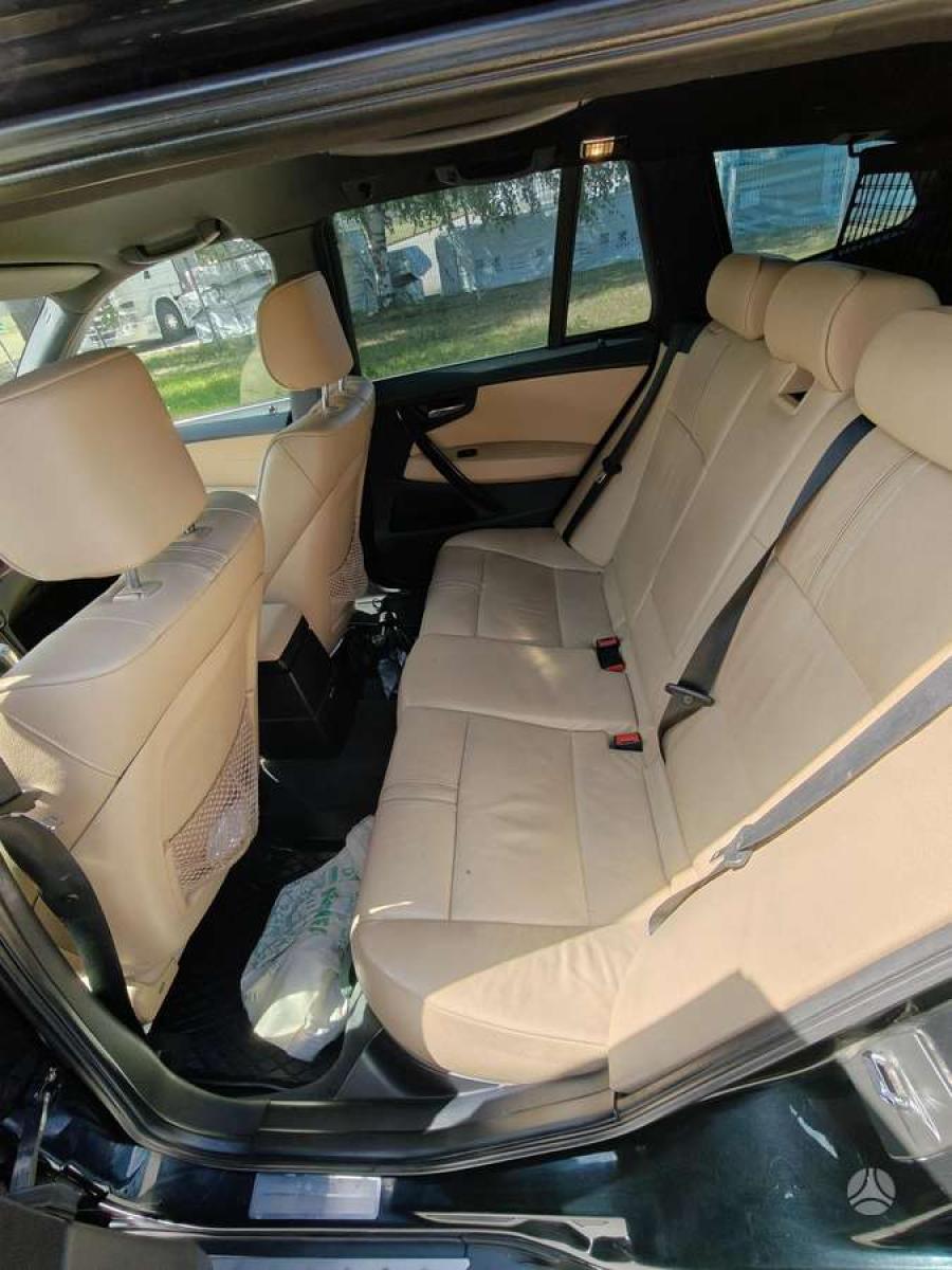 Melns BMW X3 2007 Jonava, ar dzinēja tilpumu 2.99 L un nobraukumu 362 tūkst. km par 4200 €, foto 8 vietnē AUTOMOTO.COM.LV
