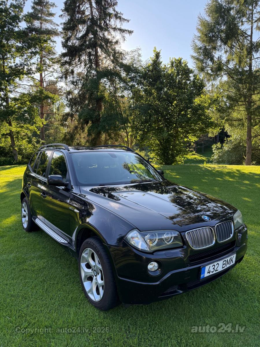 Black BMW X3 2007 in Tartu, with an engine capacity of 3.00 L and mileage of 309 thousand km for 4500 €, photo 1 on AUTOMOTO.COM.LV