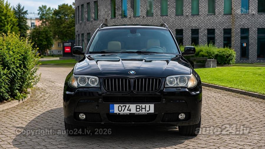 Black BMW X3 2007 in Tallinn, with an engine capacity of 3.00 L and mileage of 298 thousand km for 4999 €, photo 3 on AUTOMOTO.COM.LV