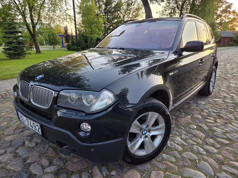 Black BMW X3 2007 in Jelgava, with an engine capacity of 3.00 L and mileage of 406 thousand km for 5750 €, photo 1 on AUTOMOTO.COM.LV