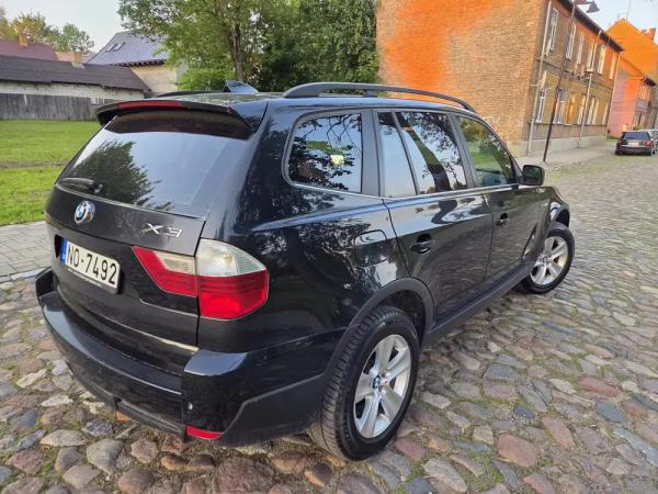 Melns BMW X3 2007 Jelgava, ar dzinēja tilpumu 3.00 L un nobraukumu 406 tūkst. km par 5750 €, foto 4 vietnē AUTOMOTO.COM.LV