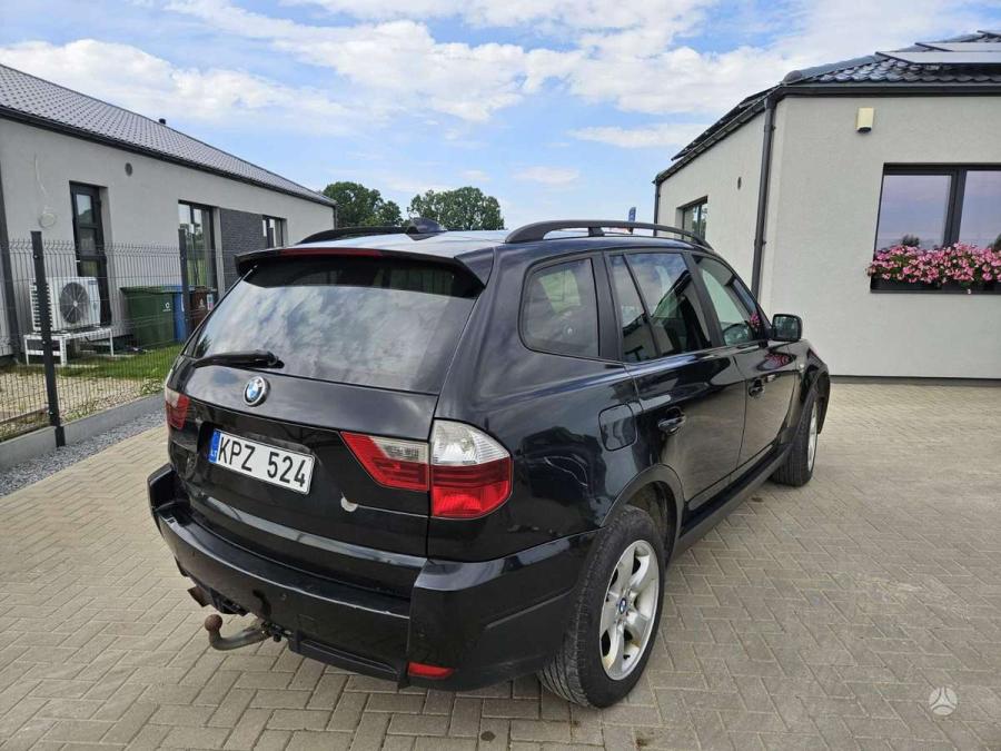 Melns BMW X3 2007 Kauņa, ar dzinēja tilpumu 2.00 L un nobraukumu 413 tūkst. km par 2800 €, foto 4 vietnē AUTOMOTO.COM.LV