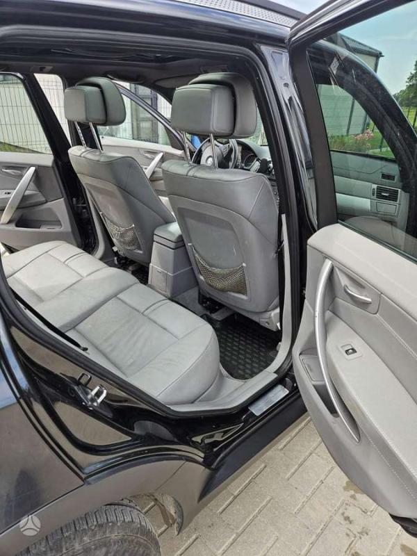 Melns BMW X3 2007 Kauņa, ar dzinēja tilpumu 2.00 L un nobraukumu 413 tūkst. km par 2800 €, foto 8 vietnē AUTOMOTO.COM.LV