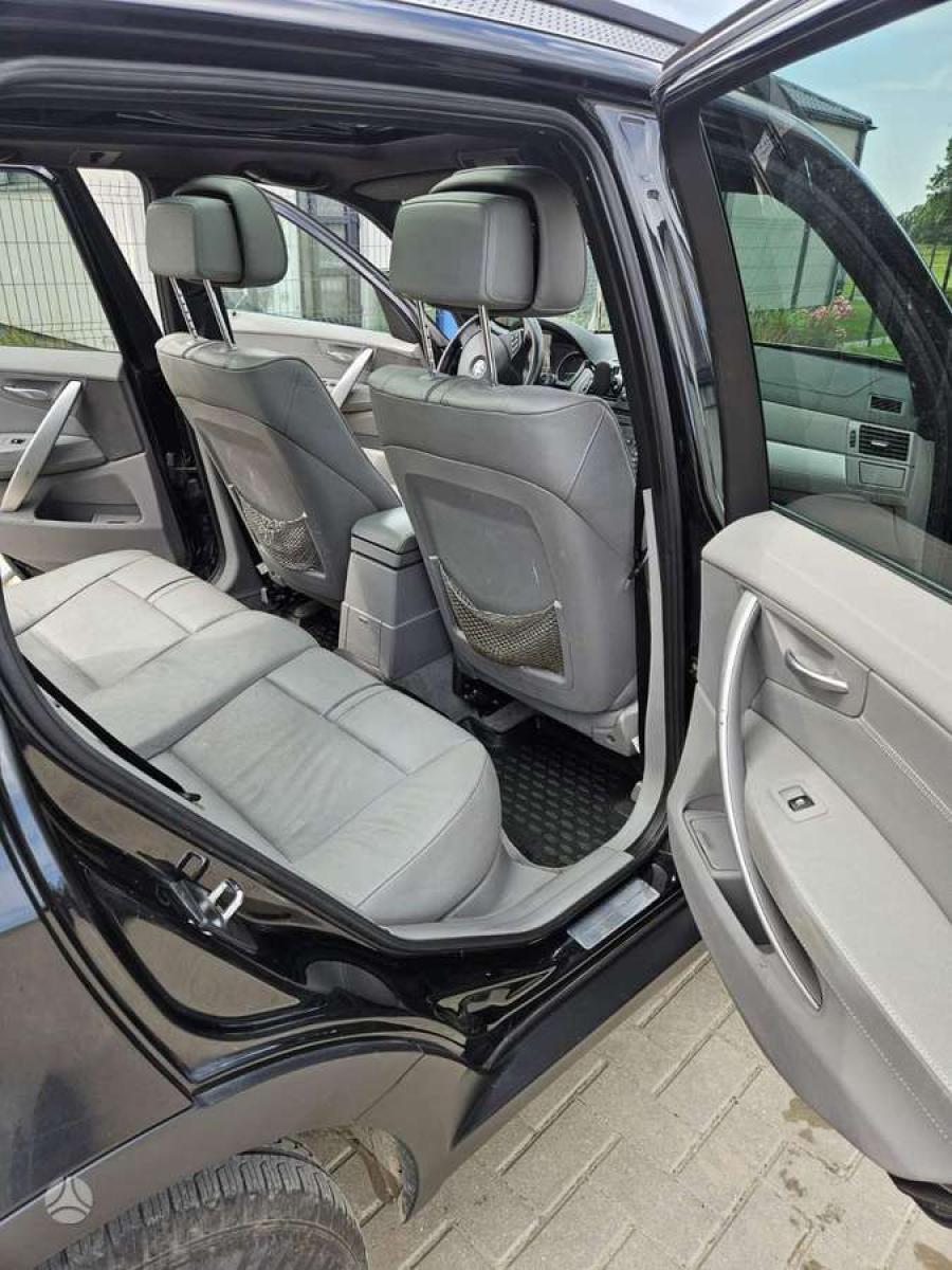 Melns BMW X3 2007 Kauņa, ar dzinēja tilpumu 2.00 L un nobraukumu 413 tūkst. km par 2800 €, foto 9 vietnē AUTOMOTO.COM.LV