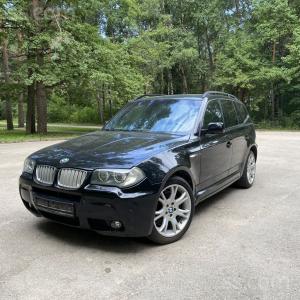 Black BMW X3 2007 in Riga, with an engine capacity of 3.00 L and mileage of 0 thousand km for 4390 €, photo 3 on AUTOMOTO.COM.LV