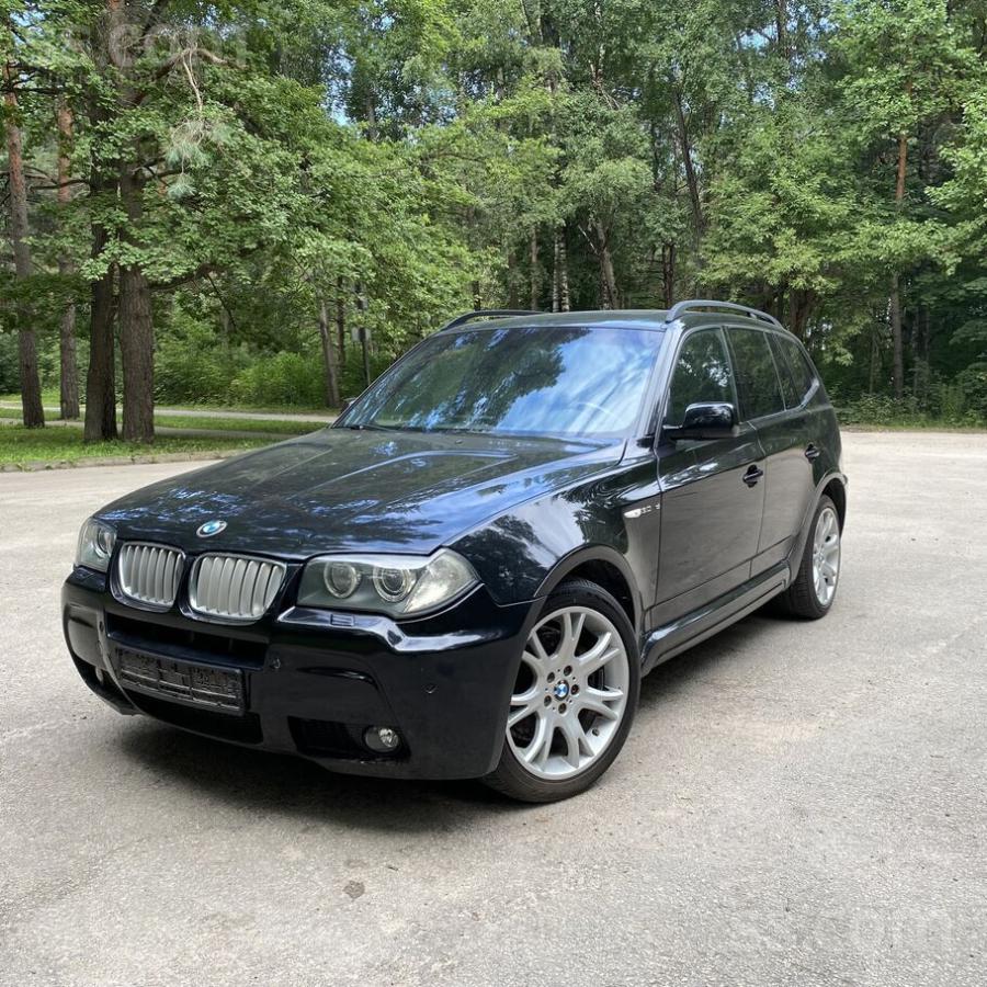 Black BMW X3 2007 in Riga, with an engine capacity of 3.00 L and mileage of 0 thousand km for 4390 €, photo 3 on AUTOMOTO.COM.LV