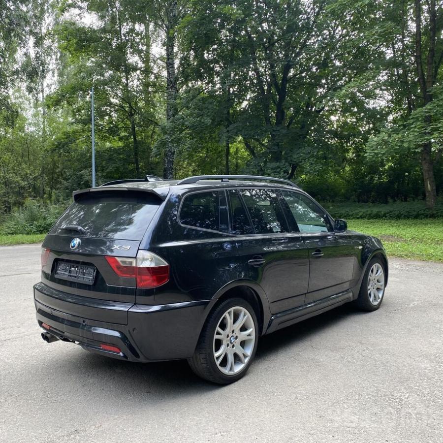 Black BMW X3 2007 in Riga, with an engine capacity of 3.00 L and mileage of 0 thousand km for 4390 €, photo 4 on AUTOMOTO.COM.LV