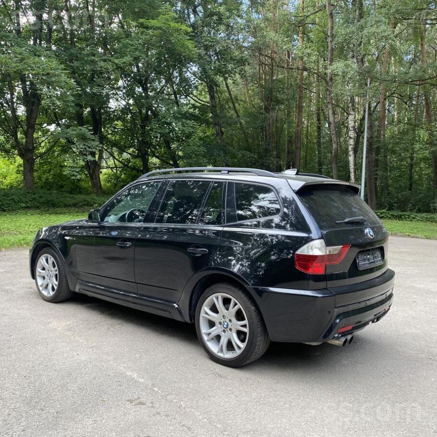 Black BMW X3 2007 in Riga, with an engine capacity of 3.00 L and mileage of 0 thousand km for 4390 €, photo 5 on AUTOMOTO.COM.LV