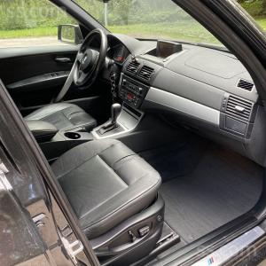 Black BMW X3 2007 in Riga, with an engine capacity of 3.00 L and mileage of 0 thousand km for 4390 €, photo 6 on AUTOMOTO.COM.LV