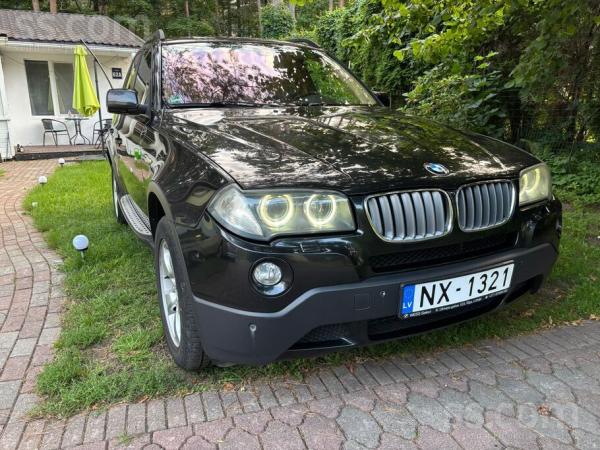 Melns BMW X3 2007 Rīga, ar dzinēja tilpumu 3.00 L un nobraukumu 308 tūkst. km par 4500 €, foto 1 vietnē AUTOMOTO.COM.LV