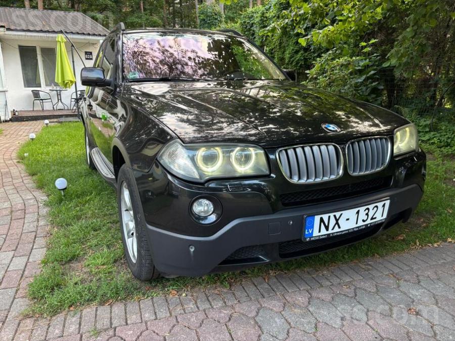 Melns BMW X3 2007 Rīga, ar dzinēja tilpumu 3.00 L un nobraukumu 308 tūkst. km par 4500 €, foto 1 vietnē AUTOMOTO.COM.LV