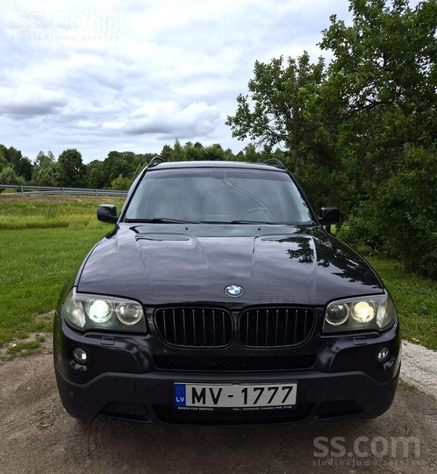 Melns BMW X3 2007 Jēkabpils, ar dzinēja tilpumu 3.00 L un nobraukumu 411 tūkst. km par 5300 €, foto 3 vietnē AUTOMOTO.COM.LV