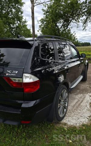 Melns BMW X3 2007 Jēkabpils, ar dzinēja tilpumu 3.00 L un nobraukumu 411 tūkst. km par 5300 €, foto 5 vietnē AUTOMOTO.COM.LV