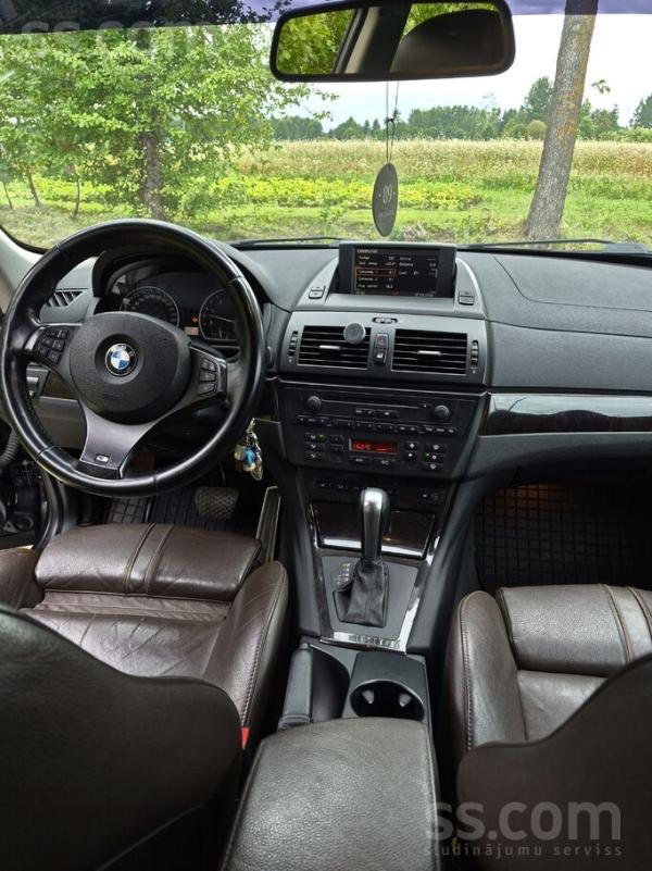 Melns BMW X3 2007 Jēkabpils, ar dzinēja tilpumu 3.00 L un nobraukumu 411 tūkst. km par 5300 €, foto 6 vietnē AUTOMOTO.COM.LV