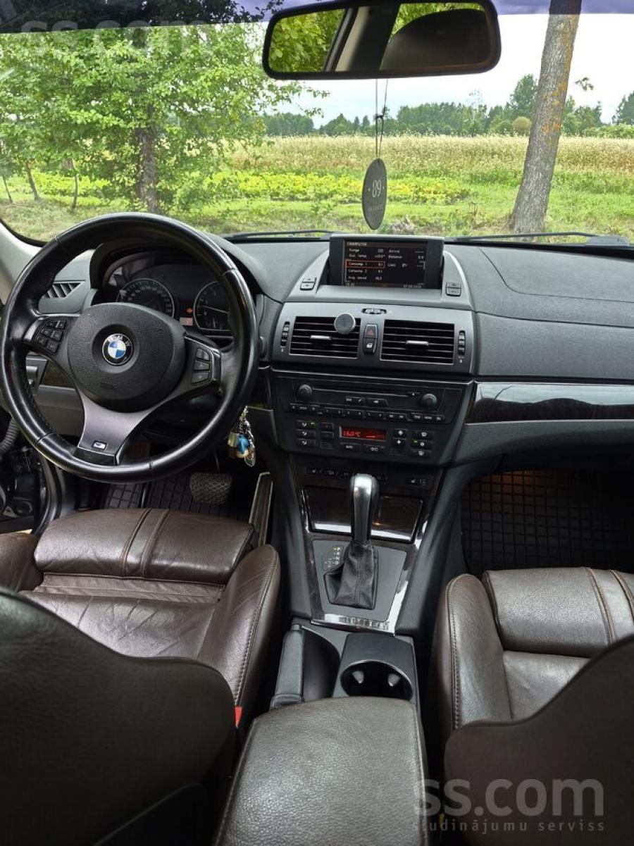 Melns BMW X3 2007 Jēkabpils, ar dzinēja tilpumu 3.00 L un nobraukumu 411 tūkst. km par 5300 €, foto 7 vietnē AUTOMOTO.COM.LV