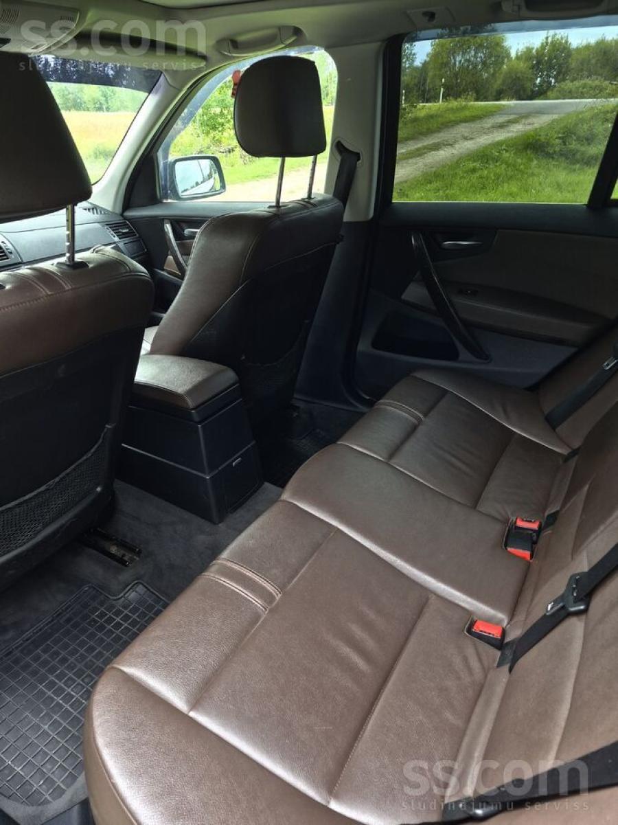 Melns BMW X3 2007 Jēkabpils, ar dzinēja tilpumu 3.00 L un nobraukumu 411 tūkst. km par 5300 €, foto 8 vietnē AUTOMOTO.COM.LV