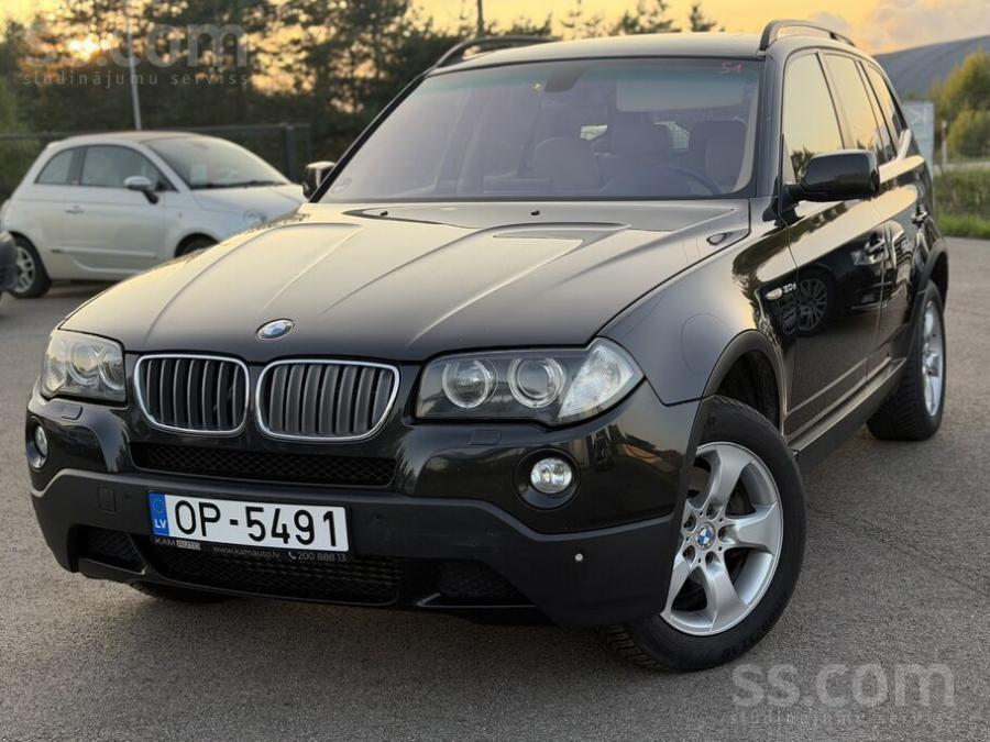 Черный БМВ Х3 2007 в Огре, объемом двигателя 3.00 л и пробегом 350 тыс. км за 5450 €, фото 1 на AUTOMOTO.COM.LV
