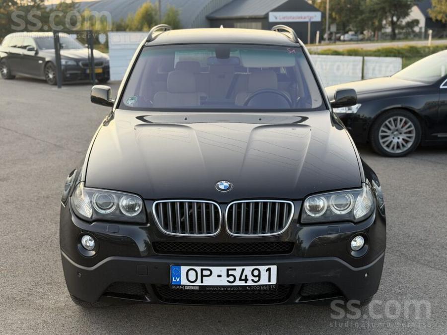 Черный БМВ Х3 2007 в Огре, объемом двигателя 3.00 л и пробегом 350 тыс. км за 5450 €, фото 3 на AUTOMOTO.COM.LV