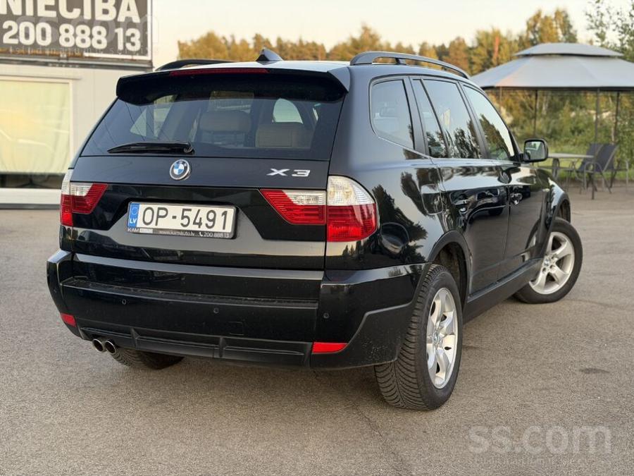 Черный БМВ Х3 2007 в Огре, объемом двигателя 3.00 л и пробегом 350 тыс. км за 5450 €, фото 5 на AUTOMOTO.COM.LV