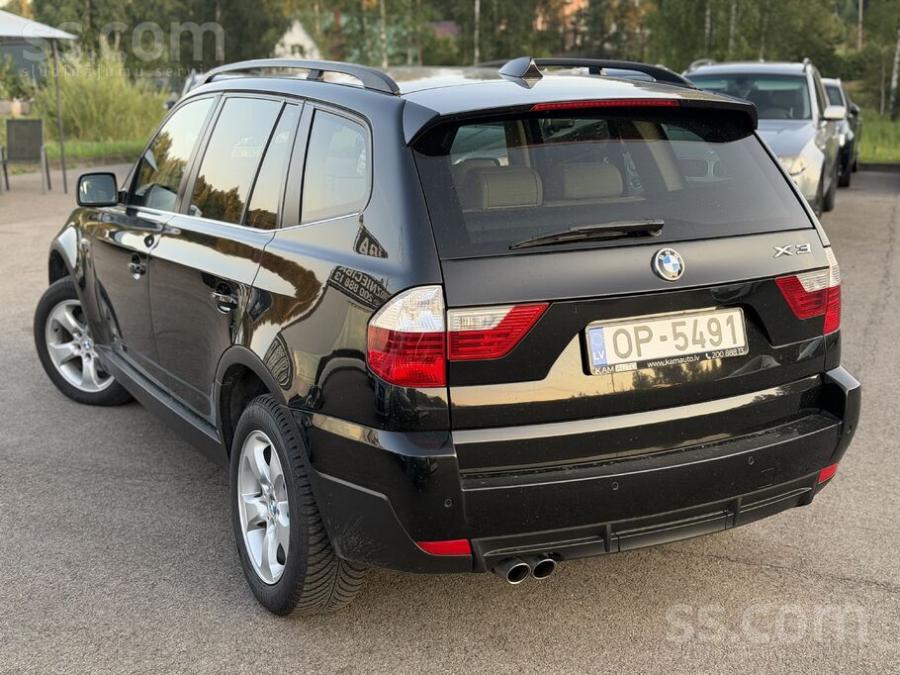 Черный БМВ Х3 2007 в Огре, объемом двигателя 3.00 л и пробегом 350 тыс. км за 5450 €, фото 6 на AUTOMOTO.COM.LV