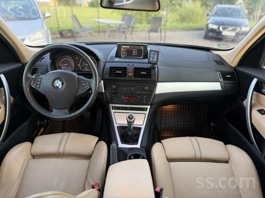 Черный БМВ Х3 2007 в Огре, объемом двигателя 3.00 л и пробегом 350 тыс. км за 5450 €, фото 12 на AUTOMOTO.COM.LV