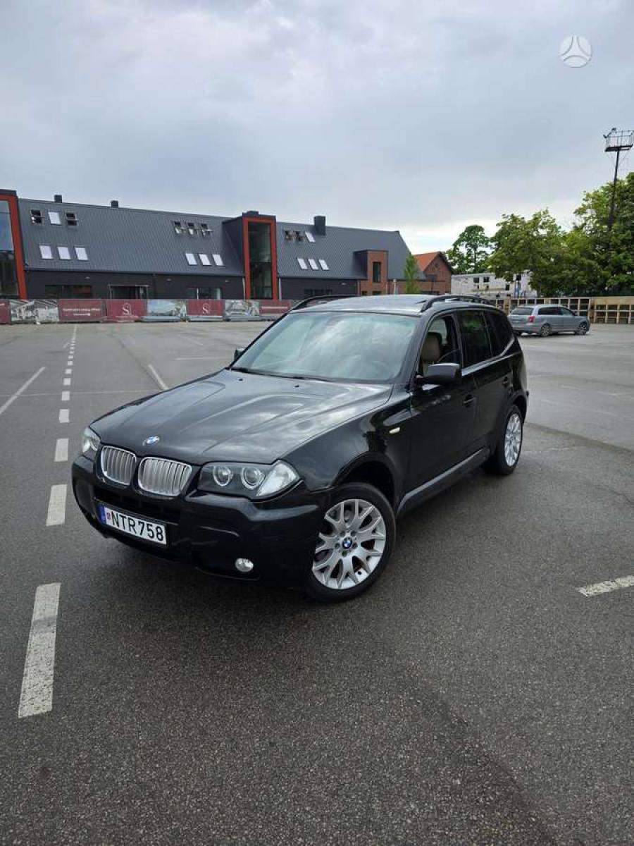 Melns BMW X3 2007 Klaipėda, ar dzinēja tilpumu 2.98 L un nobraukumu 200 tūkst. km par 3700 €, foto 1 vietnē AUTOMOTO.COM.LV