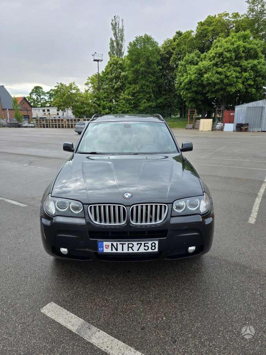 Melns BMW X3 2007 Klaipėda, ar dzinēja tilpumu 2.98 L un nobraukumu 200 tūkst. km par 3700 €, foto 3 vietnē AUTOMOTO.COM.LV