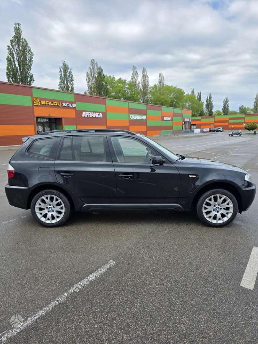 Melns BMW X3 2007 Klaipėda, ar dzinēja tilpumu 2.98 L un nobraukumu 200 tūkst. km par 3700 €, foto 5 vietnē AUTOMOTO.COM.LV