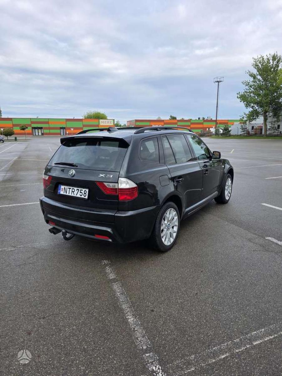 Melns BMW X3 2007 Klaipėda, ar dzinēja tilpumu 2.98 L un nobraukumu 200 tūkst. km par 3700 €, foto 6 vietnē AUTOMOTO.COM.LV