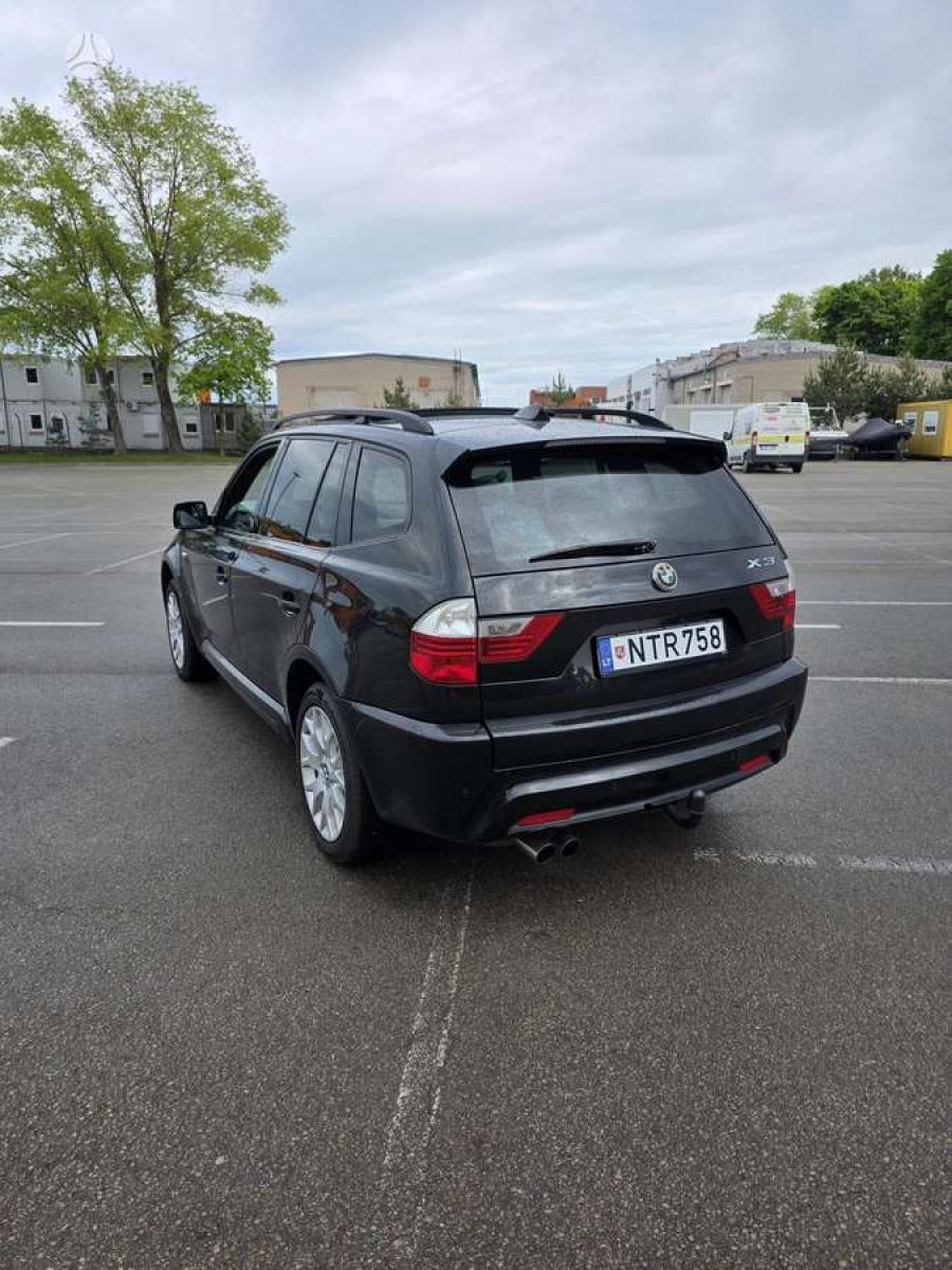 Melns BMW X3 2007 Klaipėda, ar dzinēja tilpumu 2.98 L un nobraukumu 200 tūkst. km par 3700 €, foto 8 vietnē AUTOMOTO.COM.LV