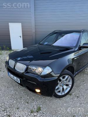 Black BMW X3 2007 in Balvi, with an engine capacity of 3.00 L and mileage of 285 thousand km for 5799 €, photo 4 on AUTOMOTO.COM.LV