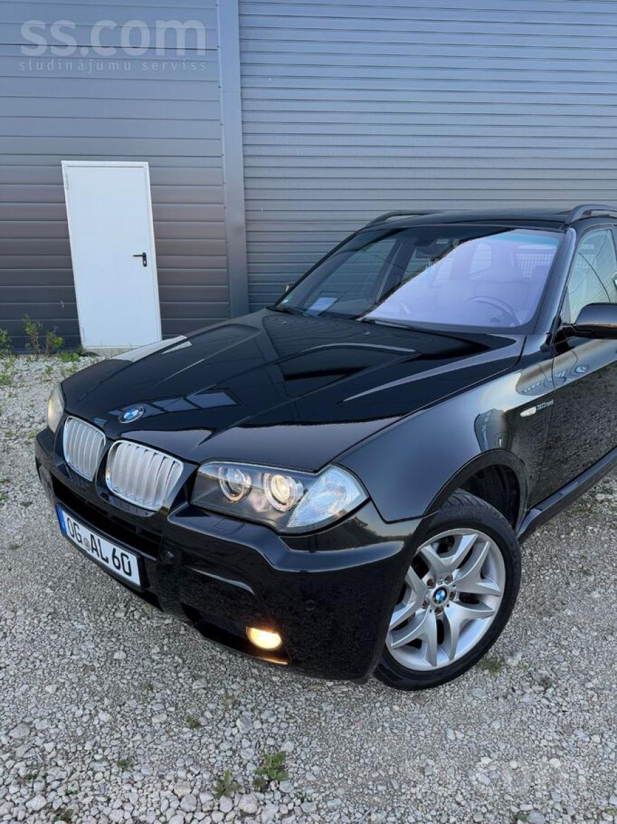 Black BMW X3 2007 in Balvi, with an engine capacity of 3.00 L and mileage of 285 thousand km for 5799 €, photo 4 on AUTOMOTO.COM.LV