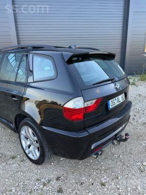Black BMW X3 2007 in Balvi, with an engine capacity of 3.00 L and mileage of 285 thousand km for 5799 €, photo 9 on AUTOMOTO.COM.LV