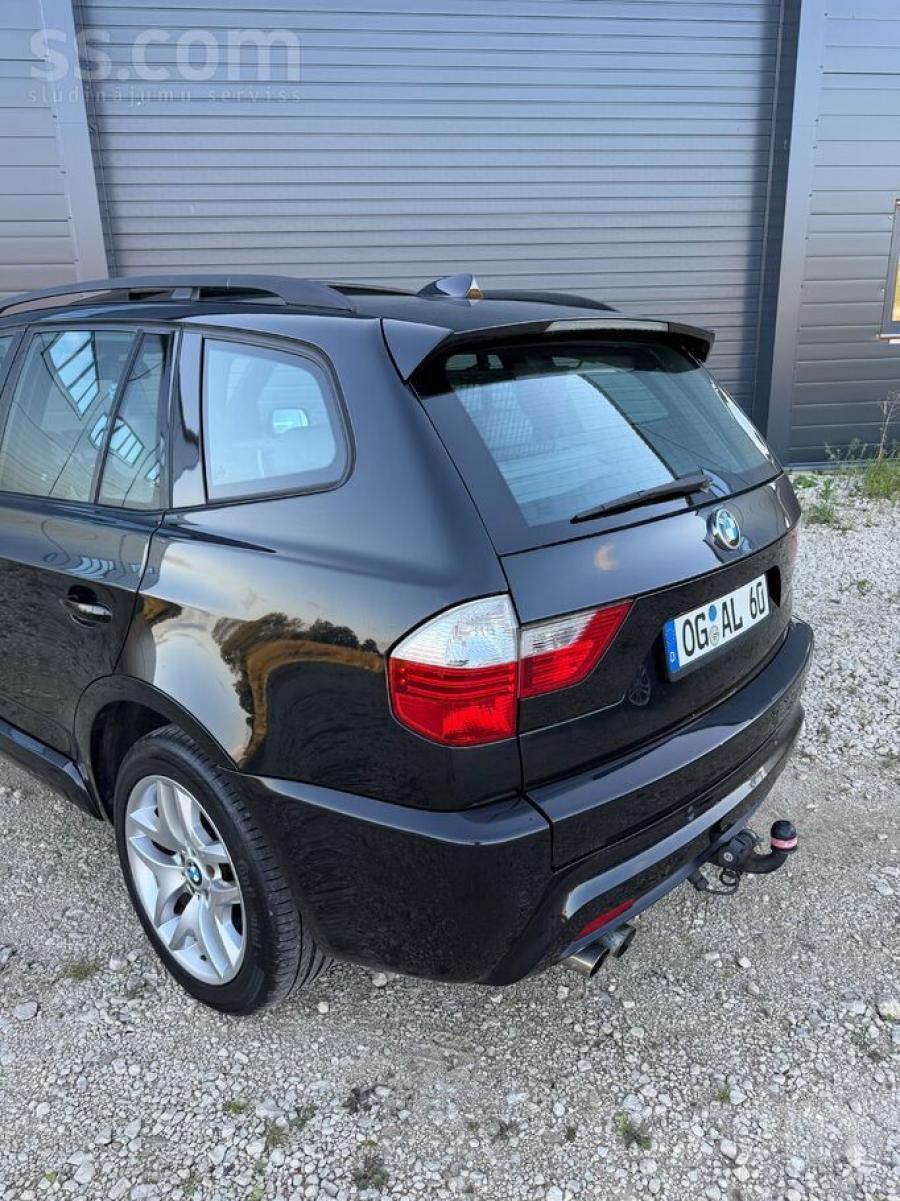 Black BMW X3 2007 in Balvi, with an engine capacity of 3.00 L and mileage of 285 thousand km for 5799 €, photo 9 on AUTOMOTO.COM.LV