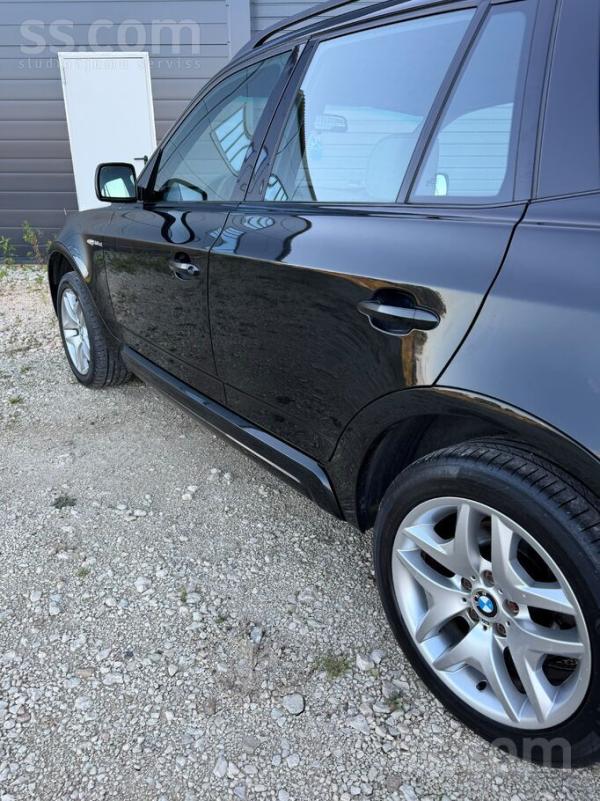 Black BMW X3 2007 in Balvi, with an engine capacity of 3.00 L and mileage of 285 thousand km for 5799 €, photo 10 on AUTOMOTO.COM.LV
