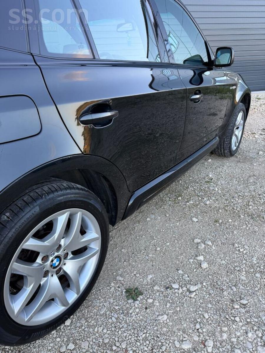 Black BMW X3 2007 in Balvi, with an engine capacity of 3.00 L and mileage of 285 thousand km for 5799 €, photo 11 on AUTOMOTO.COM.LV