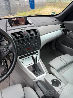 Black BMW X3 2007 in Balvi, with an engine capacity of 3.00 L and mileage of 285 thousand km for 5799 €, photo 15 on AUTOMOTO.COM.LV