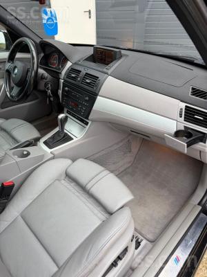Black BMW X3 2007 in Balvi, with an engine capacity of 3.00 L and mileage of 285 thousand km for 5799 €, photo 18 on AUTOMOTO.COM.LV