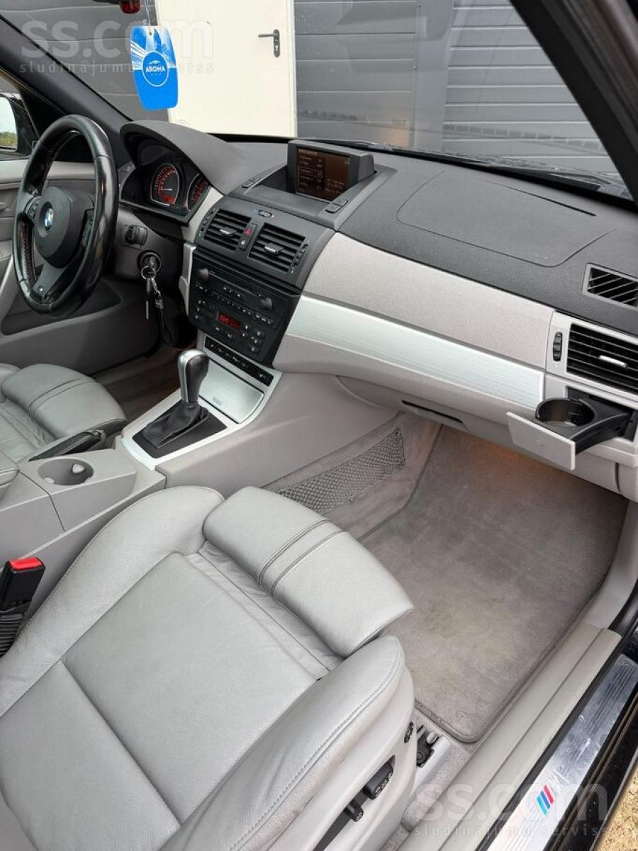 Black BMW X3 2007 in Balvi, with an engine capacity of 3.00 L and mileage of 285 thousand km for 5799 €, photo 18 on AUTOMOTO.COM.LV