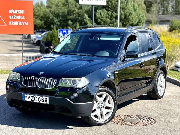 Melns BMW X3 2007 Viļņa, ar dzinēja tilpumu 2.50 L un nobraukumu 298 tūkst. km par 3800 €, foto 1 vietnē AUTOMOTO.COM.LV