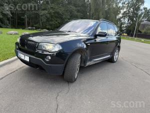 Black BMW X3 2007 in Riga, with an engine capacity of 3.00 L and mileage of 295 thousand km for 5800 €, photo 1 on AUTOMOTO.COM.LV