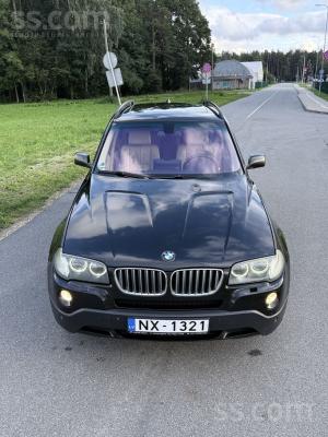 Black BMW X3 2007 in Riga, with an engine capacity of 3.00 L and mileage of 309 thousand km for 4350 €, photo 1 on AUTOMOTO.COM.LV