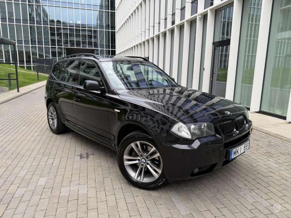 Melns BMW X3 2007 Viļņa, ar dzinēja tilpumu 2.99 L un nobraukumu 300 tūkst. km par 4450 €, foto 1 vietnē AUTOMOTO.COM.LV